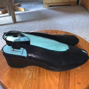 Thierry Rabotin | Shoes | Thierry Rabotin Black Lizard Exotic Skin Peep ...